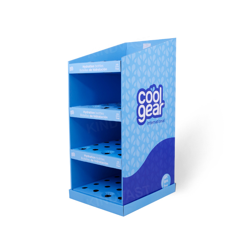 Outdoor product paper display rack, quarter stack style - Dongguan ...