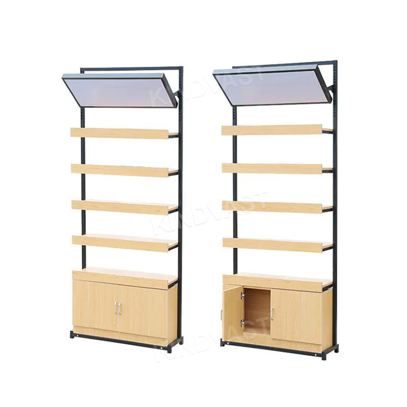 Supermarket wooden display rack - Dongguan Yisen Exhibition Packaging ...