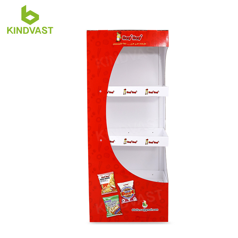 Snack bag biscuit paper display rack - Dongguan Yisen Exhibition ...
