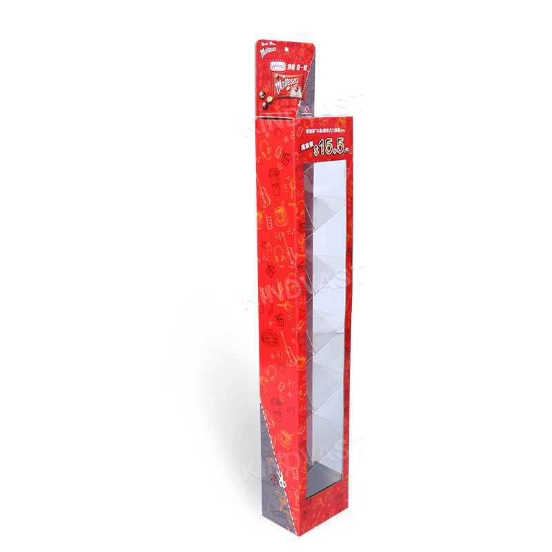 Snack chocolate hanging paper display strip - Dongguan Kindvast Display ...